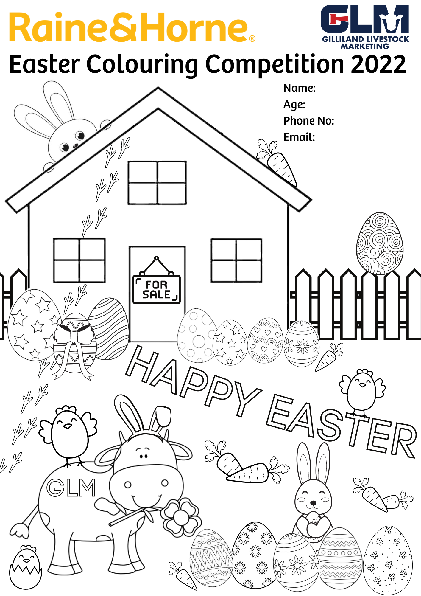 2022 EASTER COLOURING COMPETITION